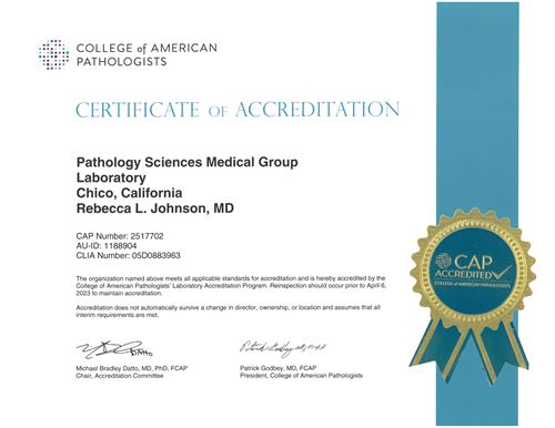 pathology-sciences-medical-group-accreditation